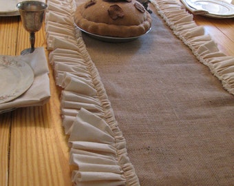 Muslin table runner | Etsy