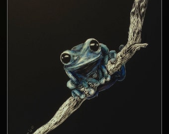 Whimsical frog | Etsy