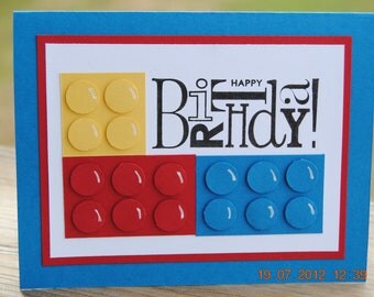 Happy birthday block | Etsy