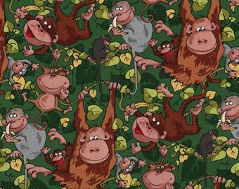 Jungle fabric | Etsy