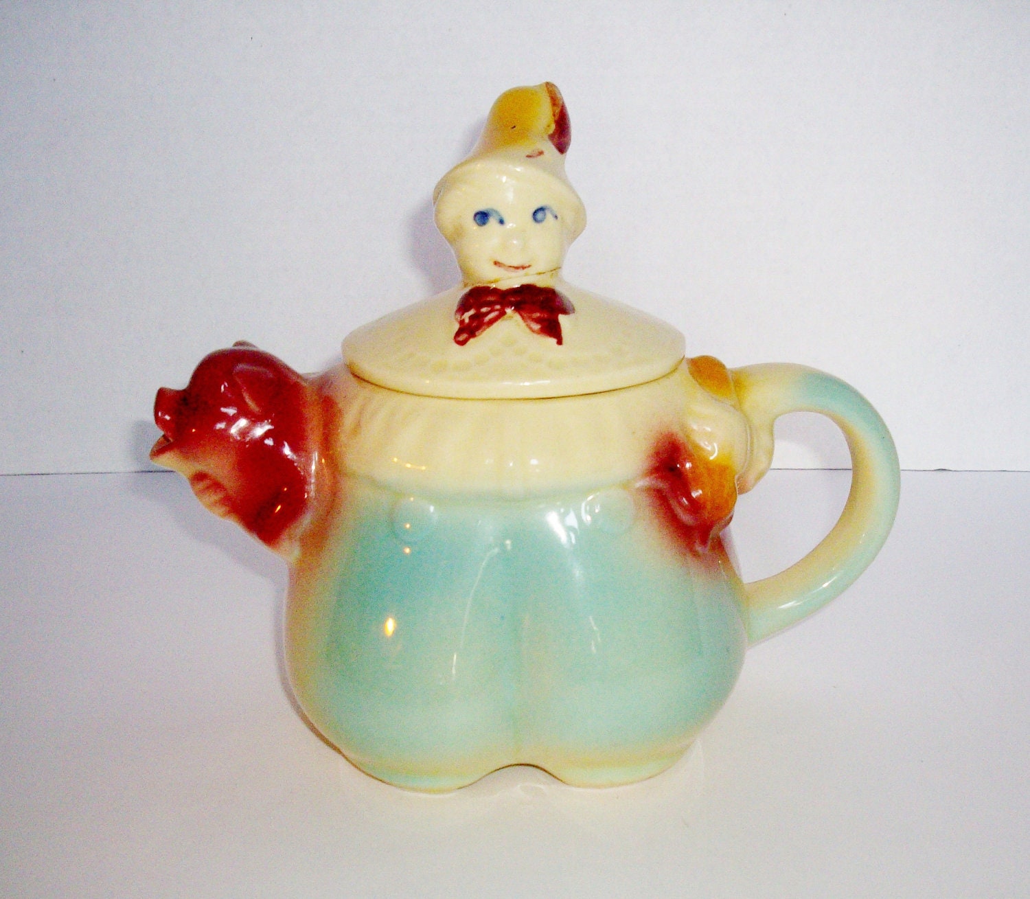 Vintage 1940’s Teapot Tom the Piper’s Son Shawnee Pottery – Haute Juice