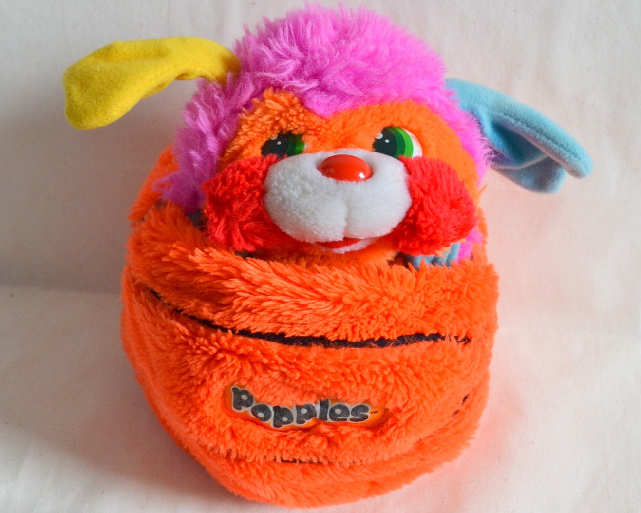 Vintage Popple Stuffed Plush. Large Sports Dunker Basketball