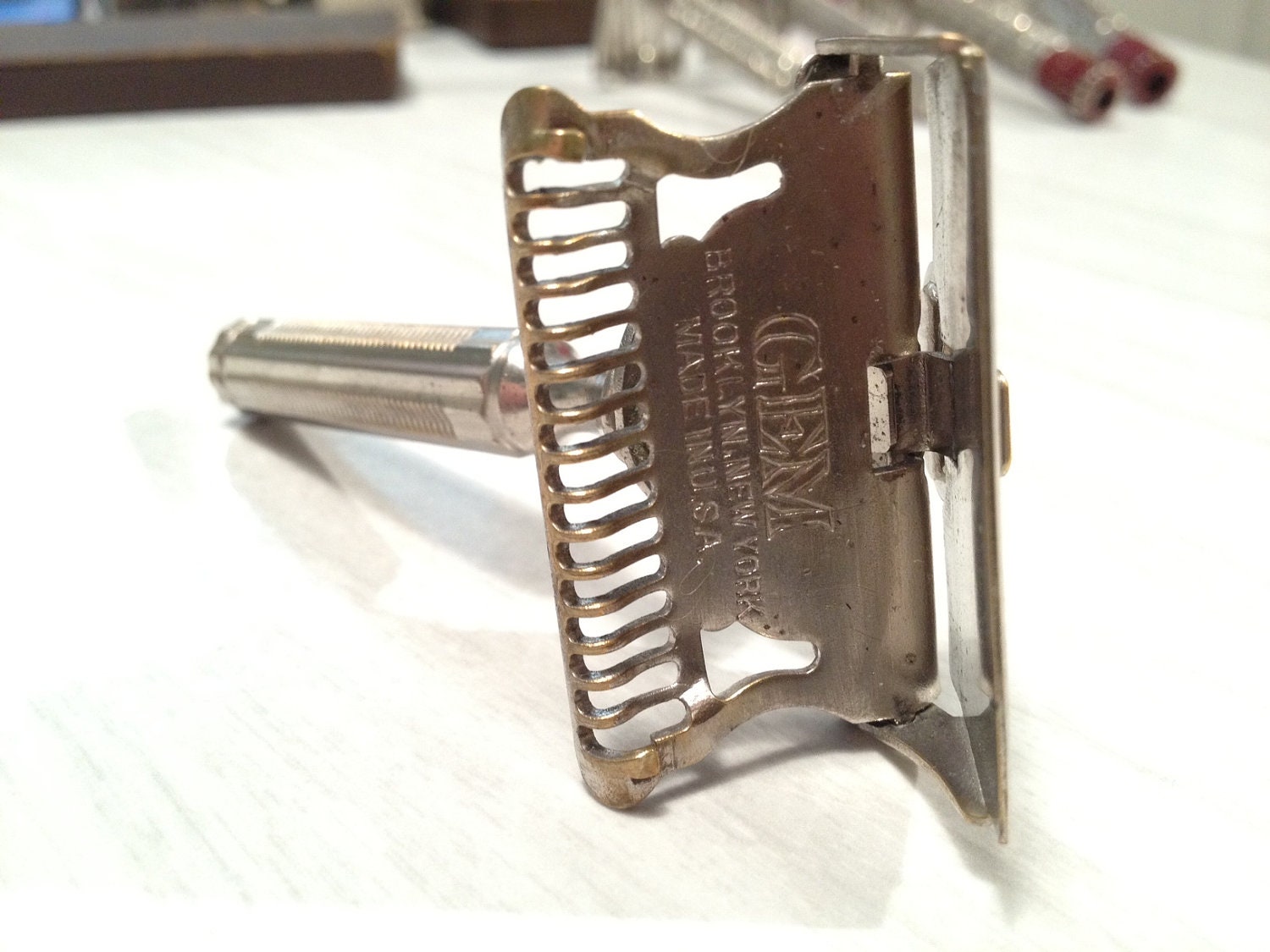 GEM 1912 Single Edge Shaving Razor by American by GrandpasRazors