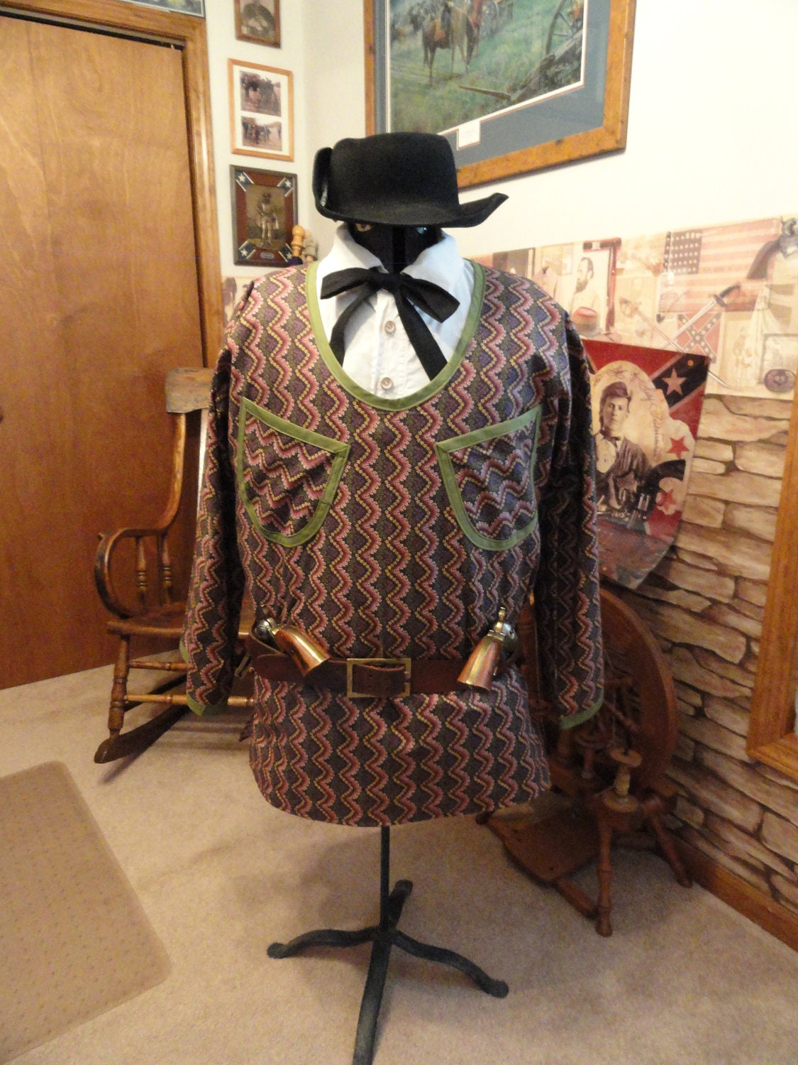 Guerrilla Shirt for civil war reenactor