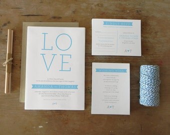 DIY Printable Wedding Invitation Avery by LadyBPaperie on Etsy