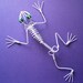 Wire Frog Skeleton by PanmansArt on Etsy