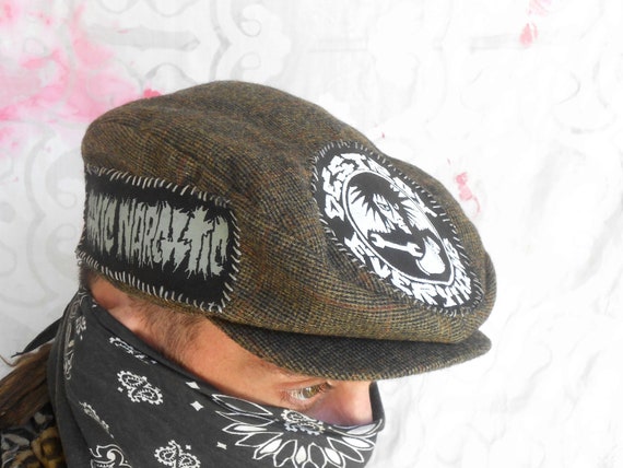 crust punk newsboy hat