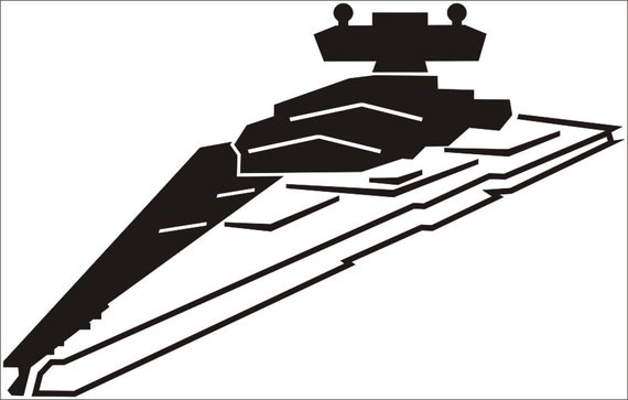 Items similar to Star Destroyer Decal on Etsy