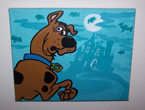 Scooby-Doo painting Scooby Doo acrylic paint by characterizations
