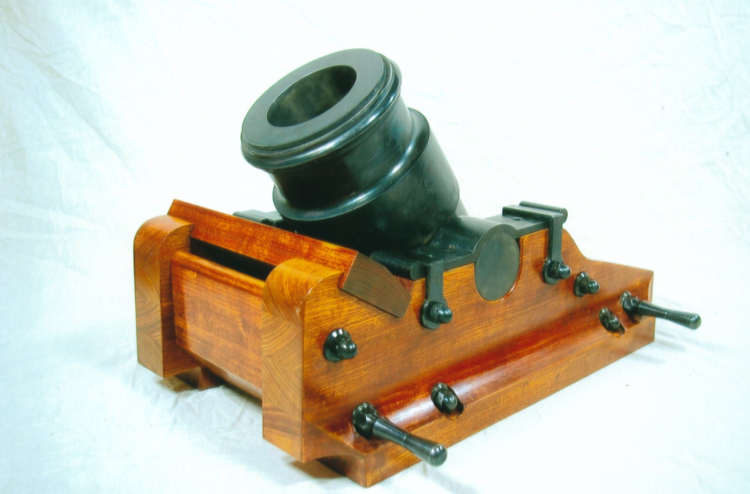 Black powder cannon French 10 inch Mortar of the Gribeauval