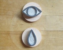 Unique eye rubber stamp related items | Etsy