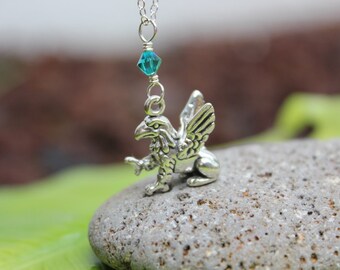 Griffin necklace | Etsy