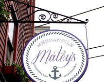 Popular items for hanging shop sign on Etsy