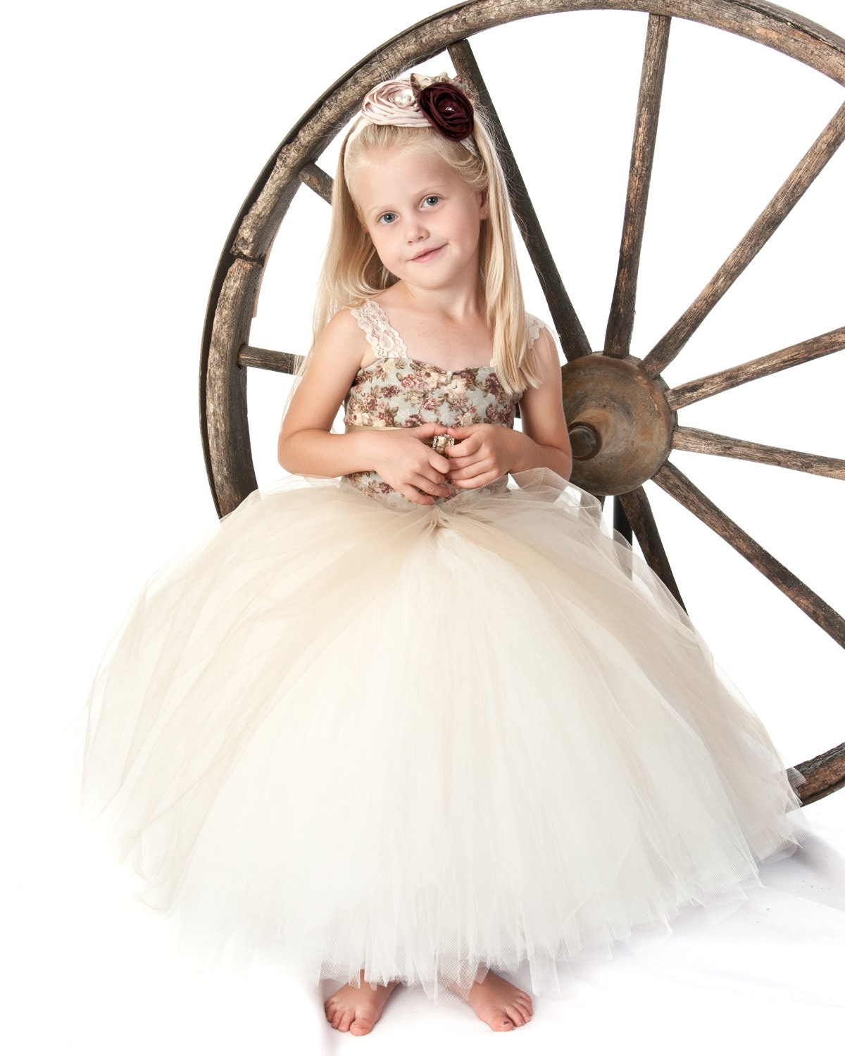 Flower Girl Dress Vintage Flower Girl Tutu Dress By Alorasafari