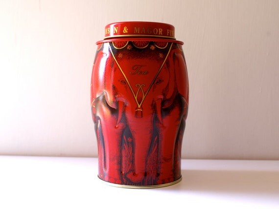 Elephant Tea Tin Caddy Williamson & Magor