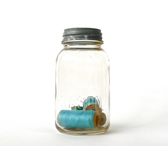 Lamb Mason Quart Jar