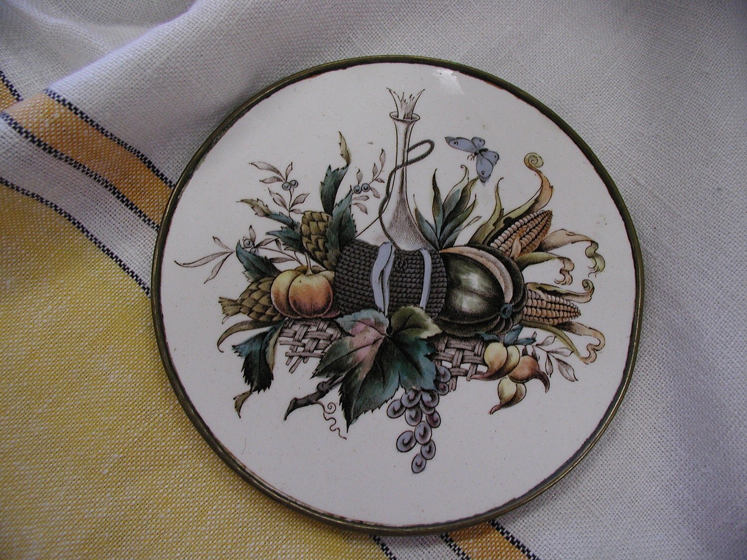 Antique Porcelain Tile Trivet – Haute Juice