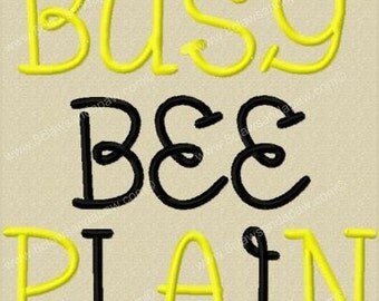 Bumble bee font | Etsy