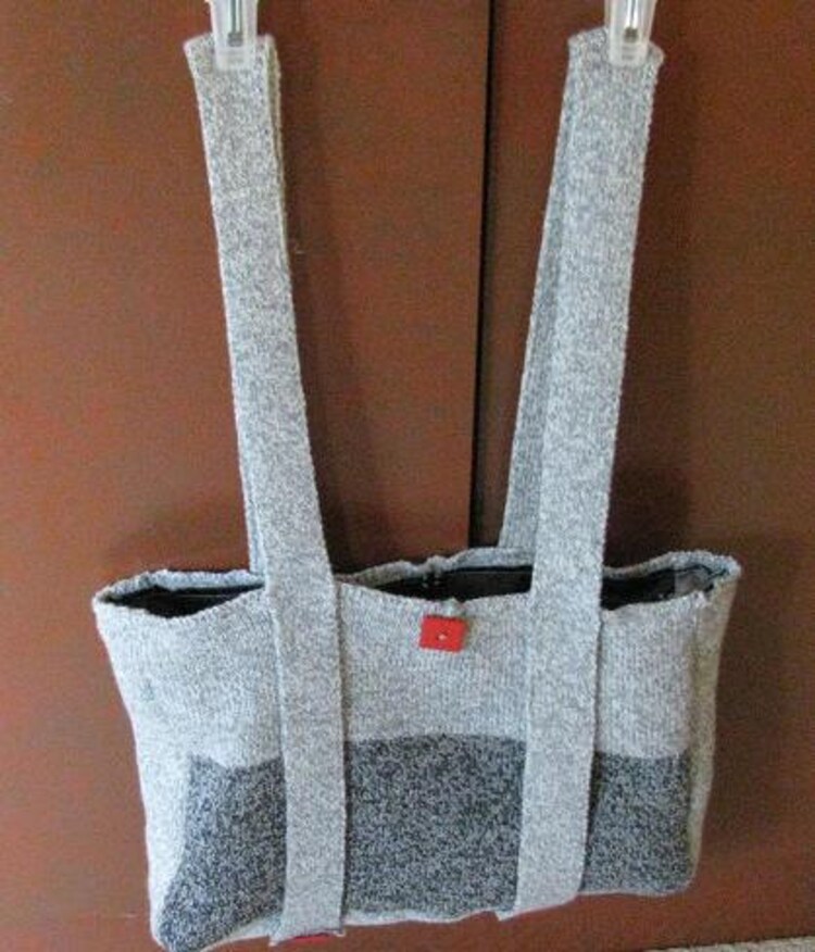 Digital Machine Knit Diaper Bag/tote Bag Pattern by stephaniesyarn