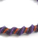 Peyote spiral weave instructions and tutorial for necklace or