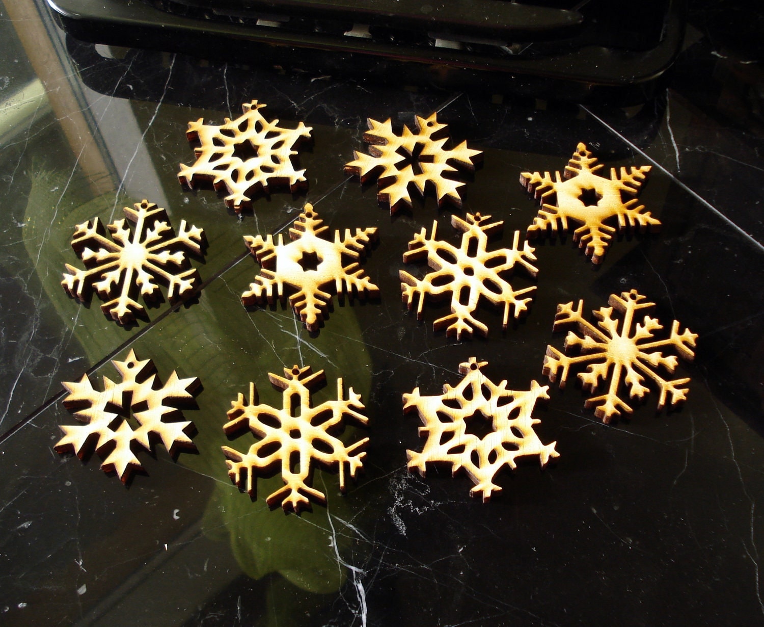 Snowflake Ornaments set of 10