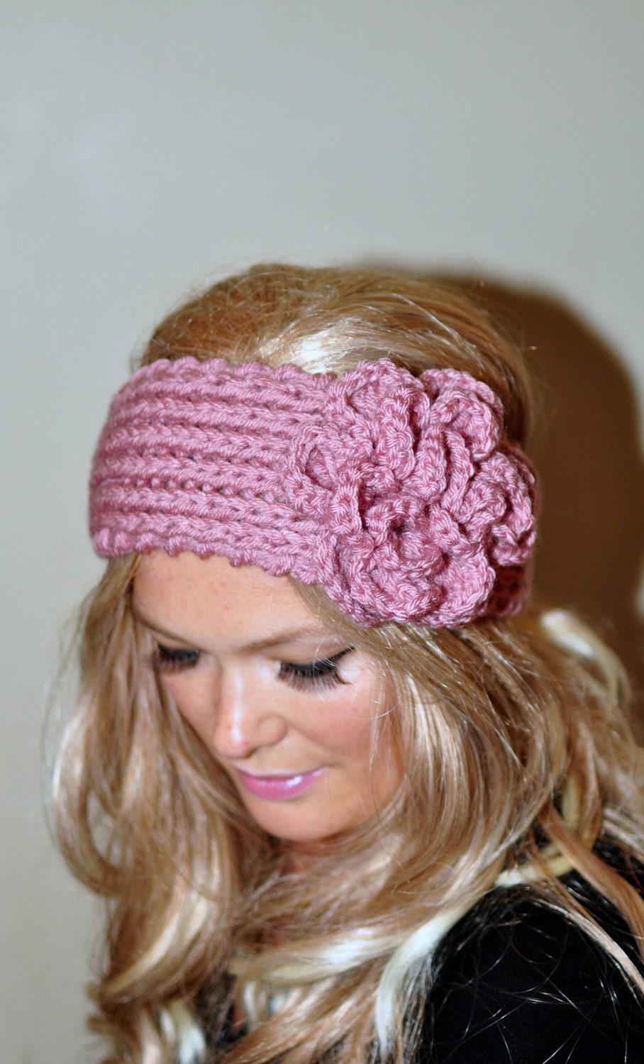 Crochet Headband Earwarmer Headwrap Ear Warmer Crochet Knit