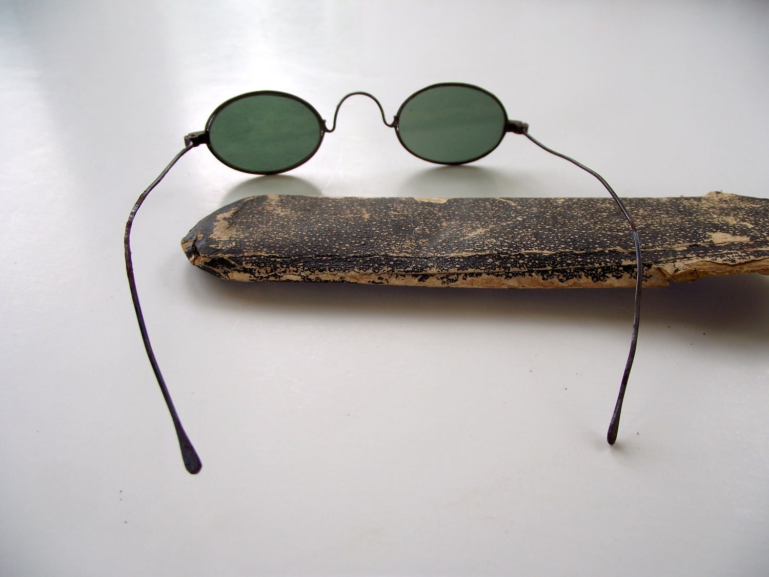 Antique Sunglasses Wire Rim Spectacles With Original