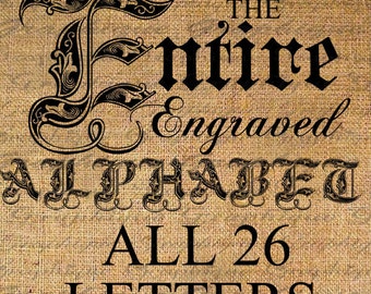 Popular items for old engraved style on Etsy