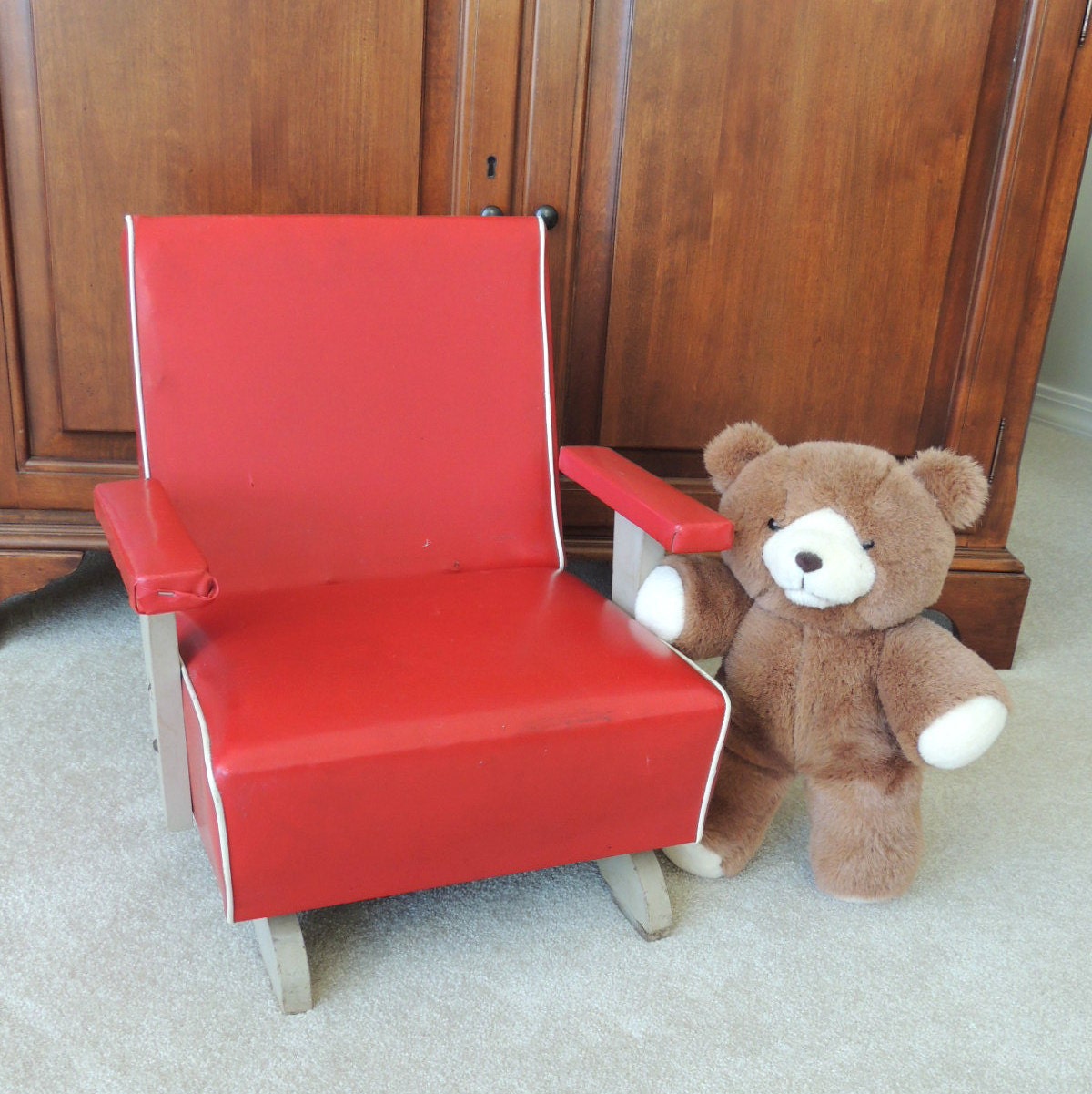SALE / PICKUP ONLY / Vintage Child’s Platform Rocking Chair / Spring ...