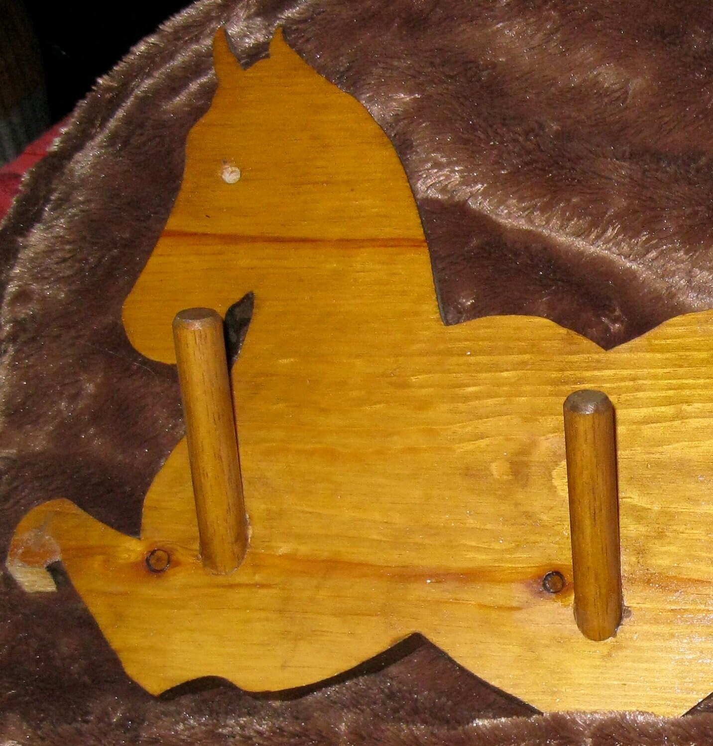 Vintage Western Coat Rack / Horse Head Rack / Wooden / Clothes Rack ...