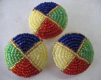 Beaded buttons | Etsy