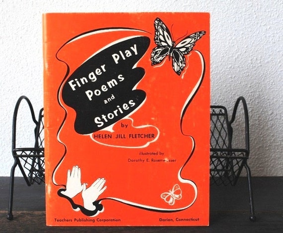 Vintage Childrens Illustrated Poem Book by vintageeclecticity
