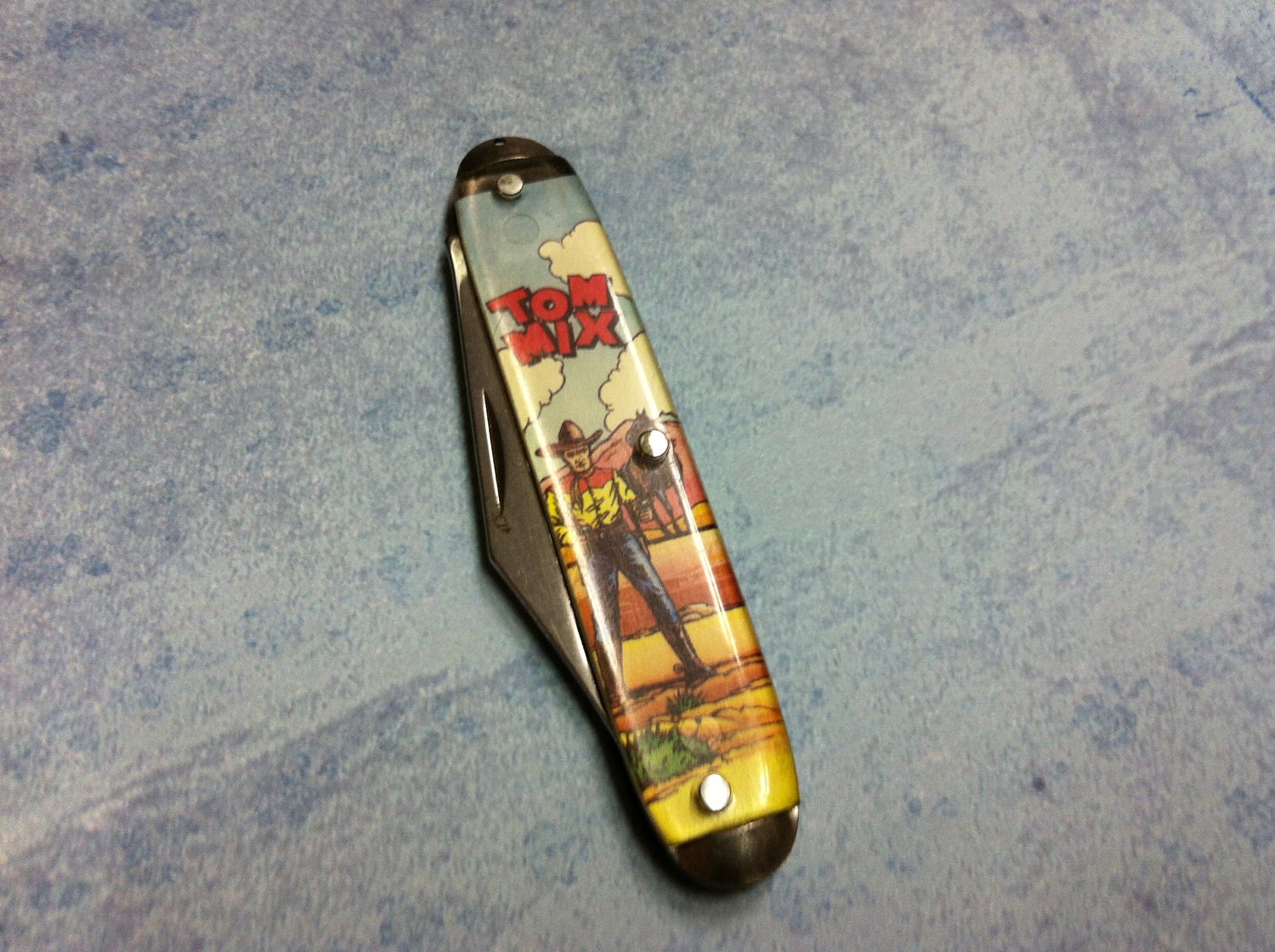 Tom Mix pocket knife. Vintage pocket knife. Vintage Knife. TV