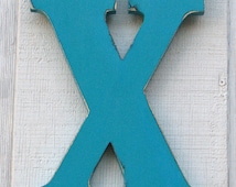 Popular items for wooden letter x on Etsy