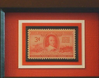 Fireman stamp | Etsy