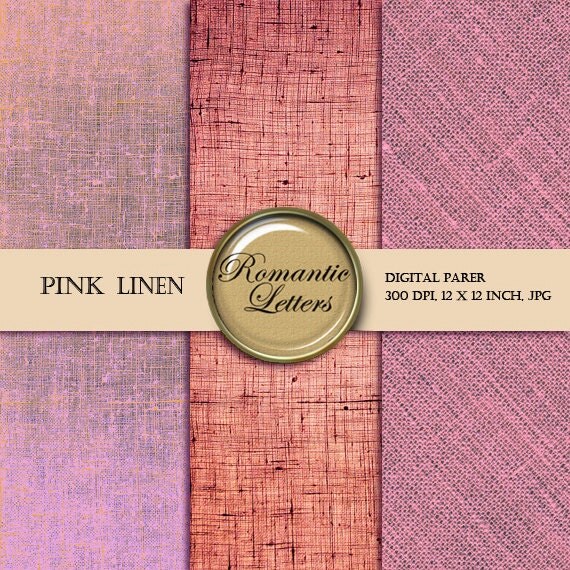 Linen texture Digital paper pack Digital by RomanticLetters