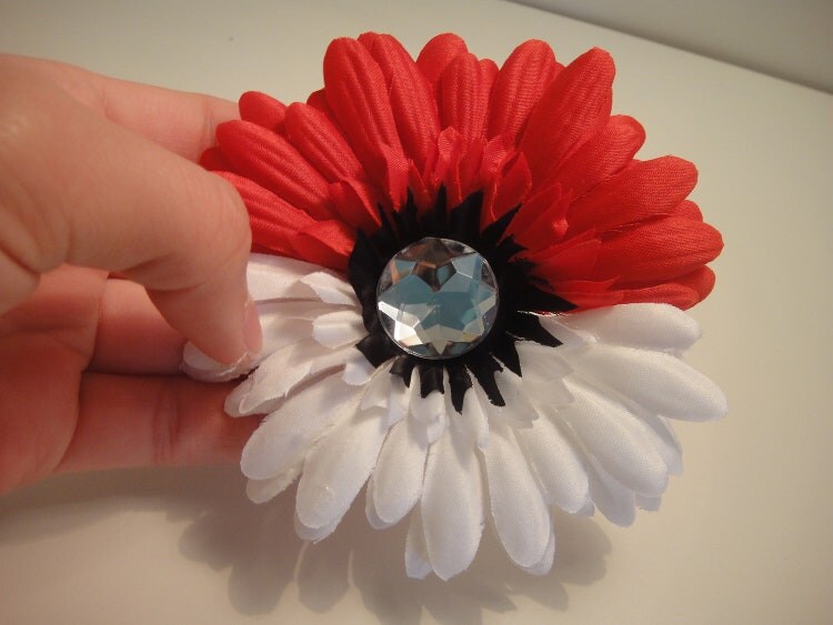 Poke'ball Poke'mon Trainer Cosplay Flower by AllycatAccessories