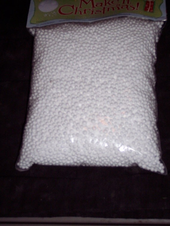 Styrofoam snow pebblestiny snow ballsping by UniquelyYoursCrafts
