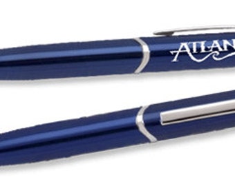 Free engraving Ballpoint Pens with Rubber by PersonalizedGiftsUSA
