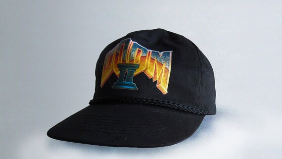 Doom 2 Snapback Hat Hell on Earth Doom II Video Game Snap back