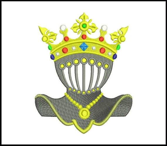 King Knight. Design for embroidery machine. Hoop 5x7 and