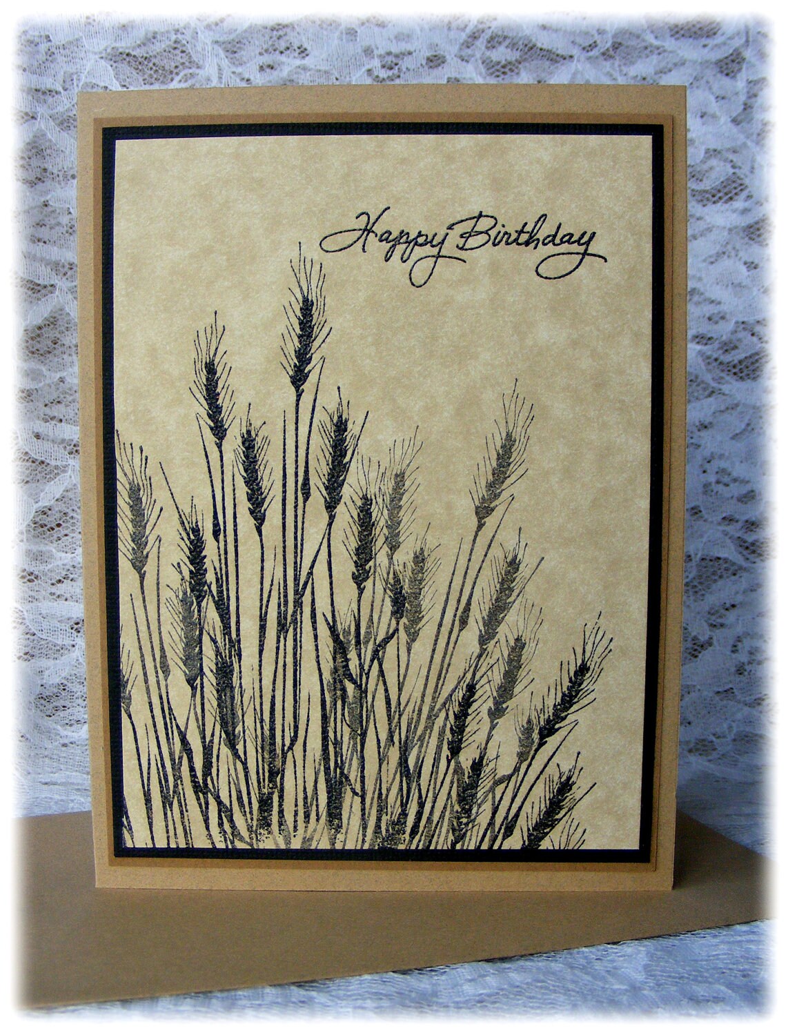 Handmade Masculine Birthday Card For Him