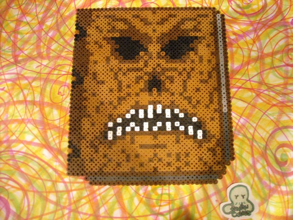 Items similar to Book of the Dead - Evil Dead Perler Bead art on Etsy