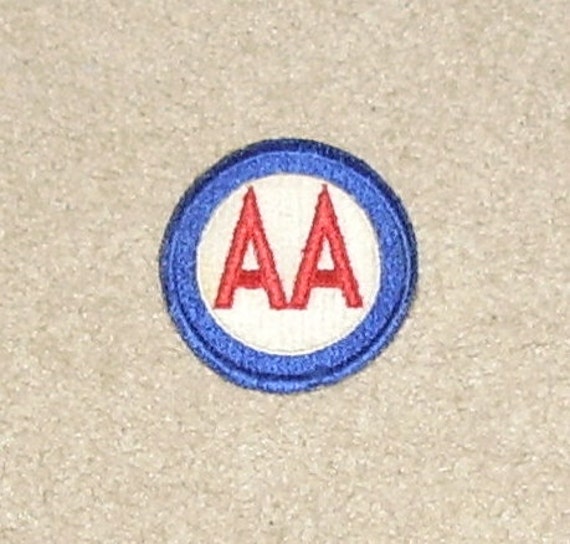 Items similar to US Army Anti Aircraft Command Patch AA, WWII on Etsy