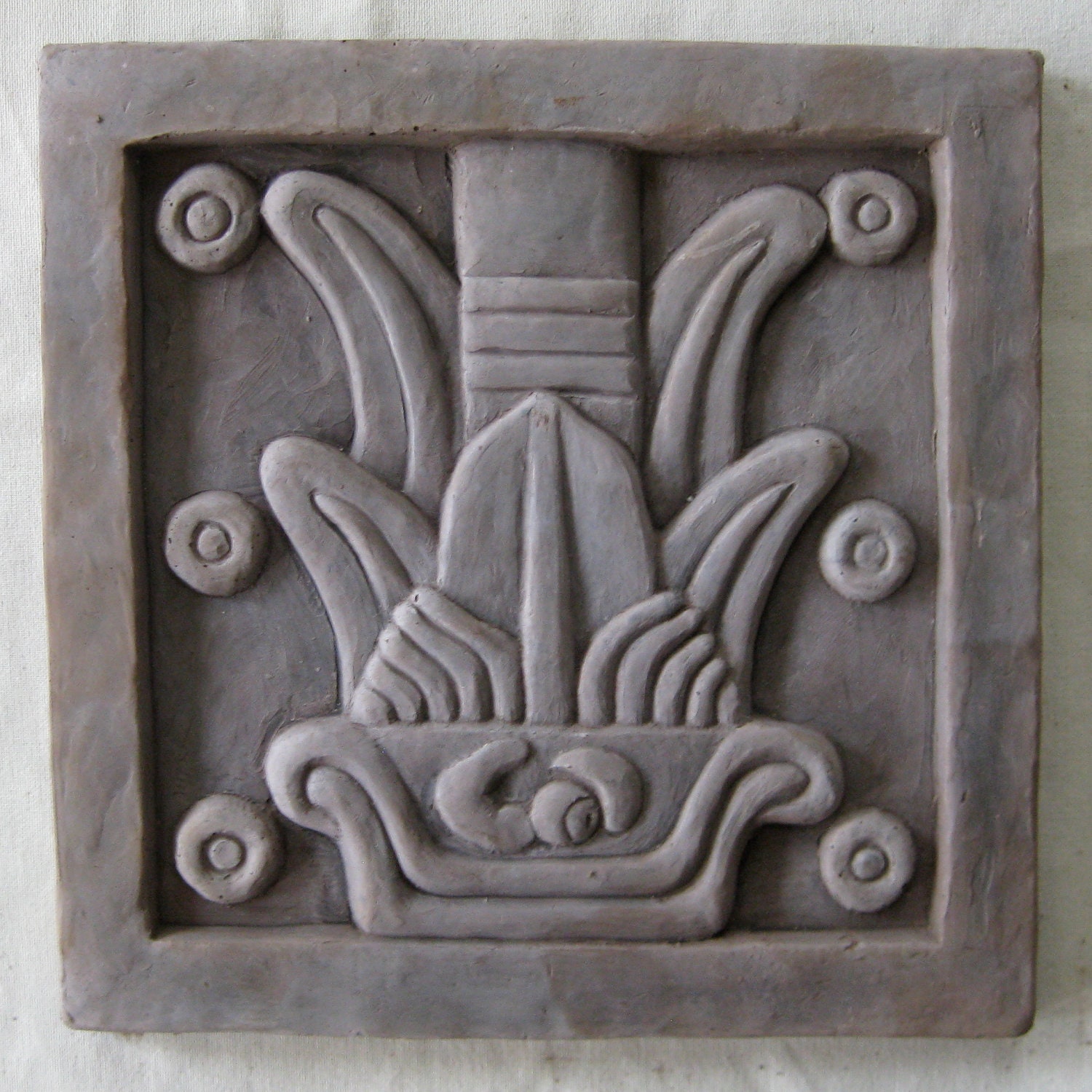 Aztec Acatl Reed tile