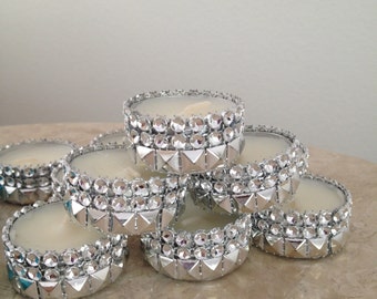 Unique bling candle related items | Etsy