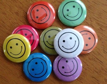 Smile button | Etsy