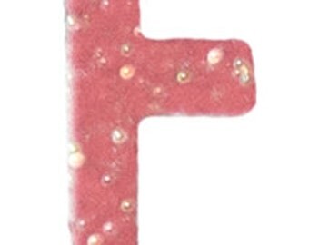 Pink letter f | Etsy