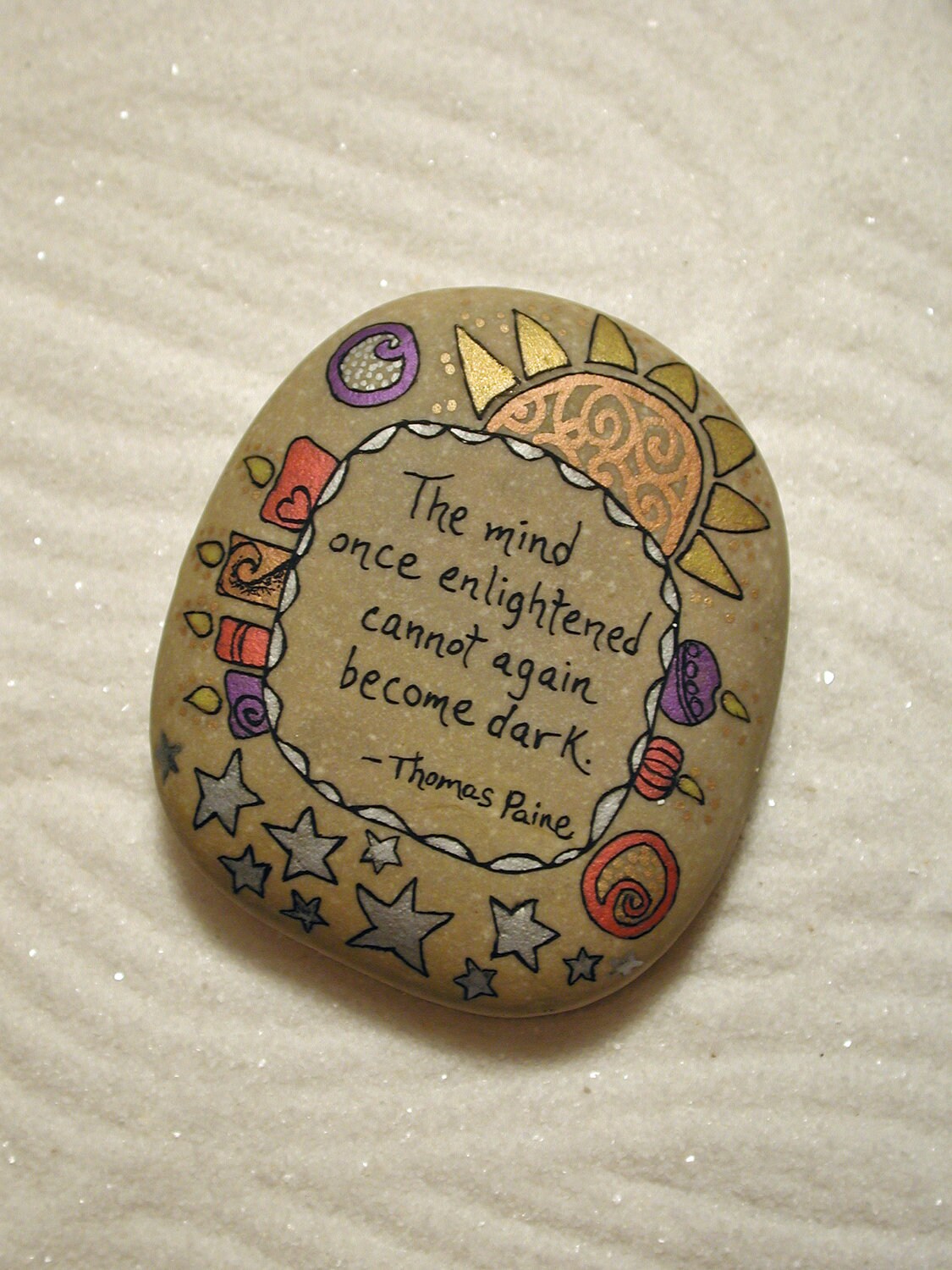 Stone Poem...Custom Order for Joanna