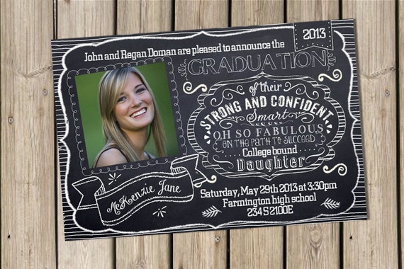 Items Similar To Graduation Announcement College High School you Print 